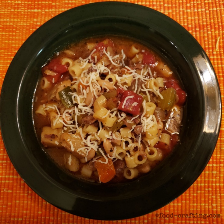 Easy Beef Minestrone Soup | De's Home Style Food Crafting
